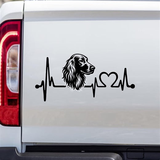 Herzschlag Heartbeat Irish Red Setter Irish Setter Sticker Hund Aufkleber Auto Wohnmobil Laptop Wandtattoo Sticker - Etsy.de