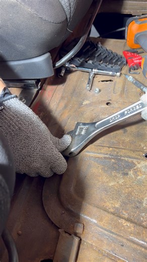 Most of the bolts we’ve pulled on this firewall build have speed nuts… but of course, this one didn’t 😅 #TheROYGarage | The ROY Garage