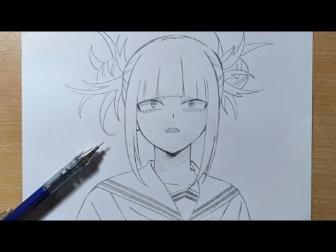 How to draw Toga Himiko easy step-by-step | anime drawing tutorial easy