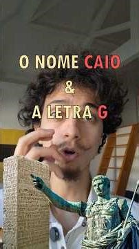 G for "CAIO" #languages ​​#linguistics #etymology #history #latin #rome #romans #writing #orthogr...