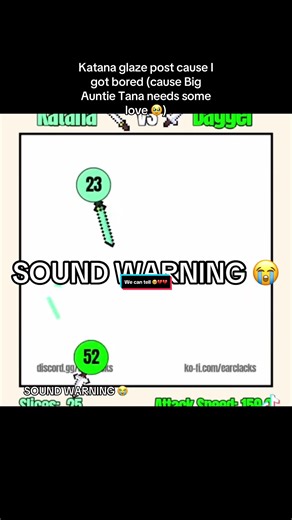 Katana love post 🗣️🗣️🗣️🥹; credit to @Earclacks for all clips; @Katana @Lady Katana #fyppppppppppppppppppppppp #simulation #satisfying #soundboard #funny