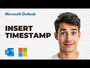 How To Insert TIMESTAMP (Current DATE And TIME) In Outlook Email (Easiest Way) (2025 Guide)