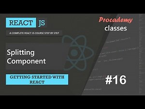 #16 Splitting Component | Getting Started with React | A Complete React Course