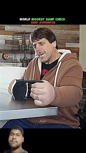 😱World Biggest Hand Check His Grip Strength🔥