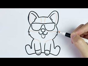 How to Draw a Cool Dog Step by Step (Part 1)