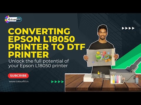 How To Convert The Epson L18050 Into A DTF Printer - Step by Step Guide... In Depth Details!!
