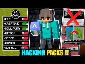 Top 10 HACKING PACKS For MCPE 1.21+ 🔥 Achievements Friendly Hacks For Minecraft PE ||