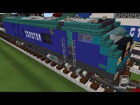 Minecraft Coaster Train SC44 Charger Locomotive Tutorial