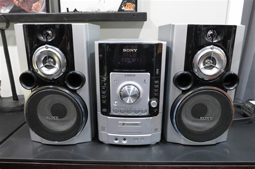 Sony Micro Hi-fi Stereo System: 5 Disc CD Changer Receiver With Speakers Complete - Etsy