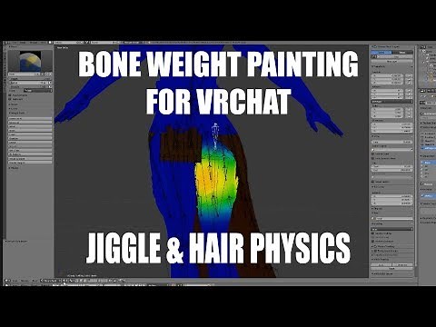 How to add Jiggle & Hair Physics to Your Model in Blender for VRChat