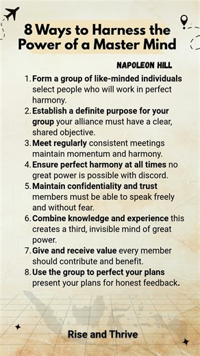 8 Ways to Harness the Power of a Master Mind - Napoleon Hill's Secret to Success
