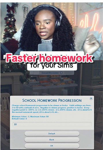 Accelerate Your Sims' Homework Completion