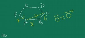 If \vec{a}, \vec{b} are represented by the sides A B and B C of... | Filo
