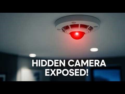 Hidden Smoke Detector Camera – Realistic Spy Gadget Setup in 4K