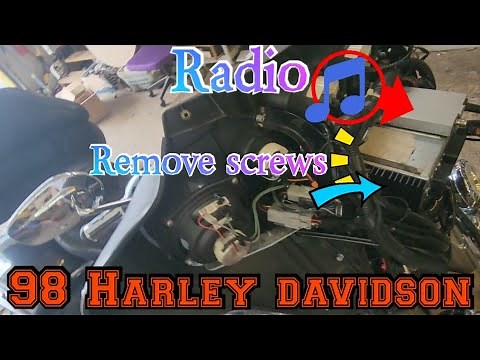 1998-2013 Harley davidson How to remove the radio