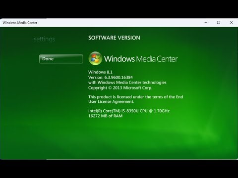 Microsoft Windows Media Center: Installation and Patching