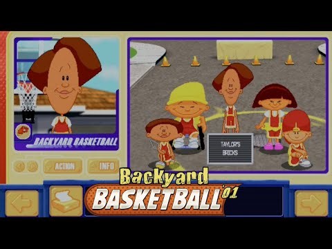 Backyard Basketball 01 – Creating My Team & First Game Struggles!
