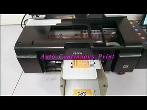 Automatic Inkjet ID Card Printer Continuous Card Printing Machine