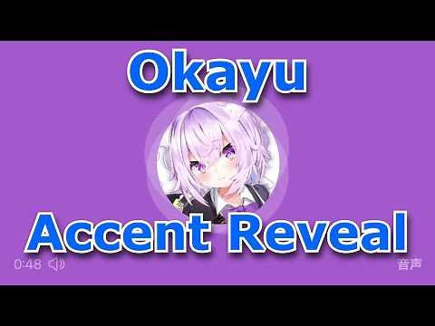 Okayu Speaks in Her Natural Accent [Eng Sub/Hololive]