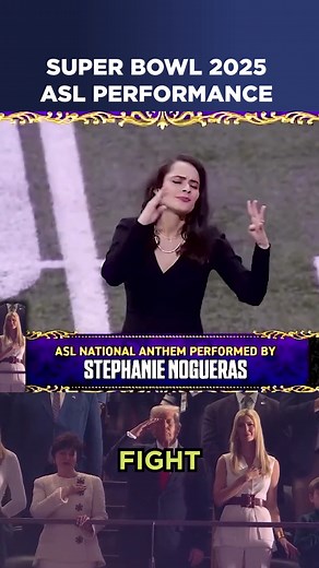 🤟 2025 ASL Super Bowl National Anthem - Stephanie Nogueras #asl #superbowl #learnasl | Learn How to Sign