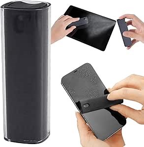 Zelbuck Screen Cleaner Spray, Portable Mini Bottle Touchscreen Mist Cleaner Screen Cleaner for Electronic Cell Phone iPhone iPad Laptop TV MacBook Car Touch LCD Tablet Computer Monitor(Black)