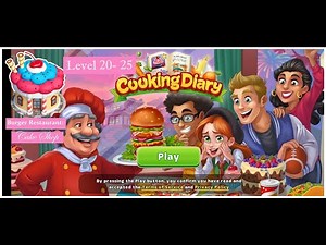 Cooking Diary Gameplay | Bakeshop Restaurant - Walkthrough | Aminah the Slayer | Level 20 - 25