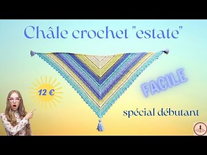 CHALE au CROCHET "Estate"