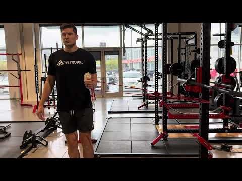 Shoulder Internal Rotation Walk Outs (IR Isometric)