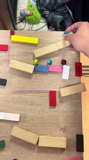 Exciting Marble Chain Reaction on a Table