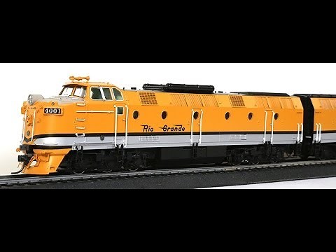 Division Point D&RGW Krauss-Maffei ML-4000 - #4001, 4002 & 4003 in HO Brass