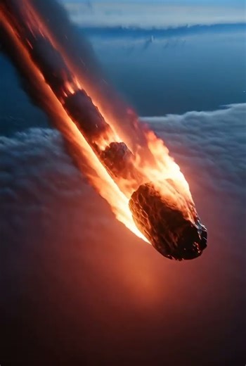 Meteorite falling from the space 😱