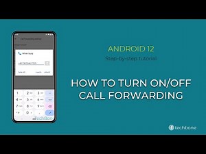 How to Turn On/Off Call forwarding [Android 12]