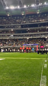 Walking out onto Perth Stadium for our massive #FIFAWorldCup qualifier 💪 #Socceroos #AUSvJPN | CommBank Socceroos