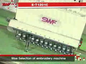 SWF embroidery machine E-T1201C