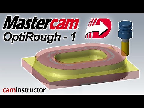 Mastercam OptiRough Toolpath Video 1