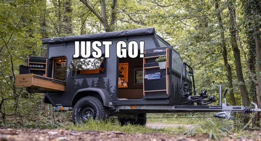 Kuckoo Max Is a Rugged, Compact, and Very Light Squaredrop Trailer Ready to Go