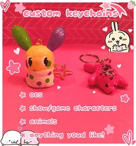 Custom Keychains! Ocs, Characters, Animals or Anything Youd Like! - Etsy