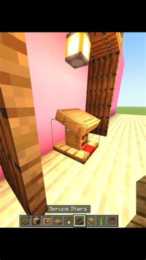 Easy Cozy Bookshelf 😀 #minecraft #shorts