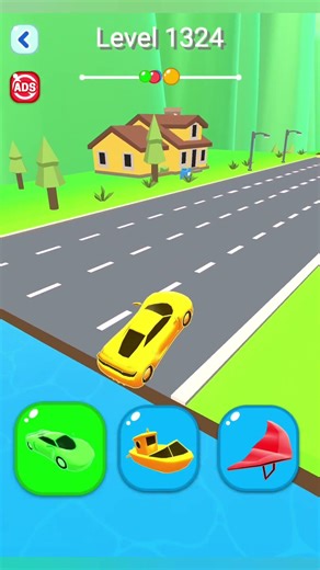 🔥 Shape - Shifting & Transform The Character 👀 Level - 1324 #shapeshifting #gameplay #shorts #viral