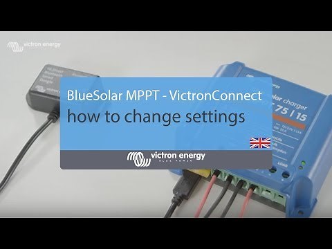 BlueSolar MPPT - VictronConnect: How to change settings | Victron Energy