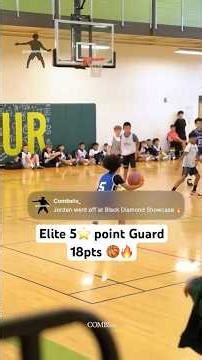 Jordan Combs sets the tone in Game 1 at the @impressmebasketballseries Black Diamond Showcase 🖤💎