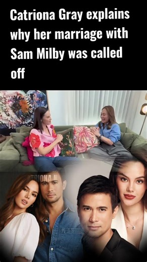 181K views · 1.1K reactions | Catriona Gray finally explains why her marriage with actor Sam Milby was called off | Joyceline Natally Cudjoe | Facebook