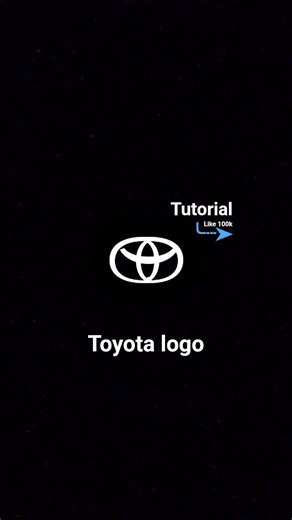 #toyota logo live a like🥹🥺🙂😀😁😁