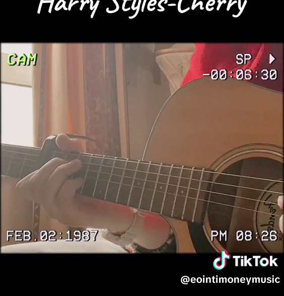 Harry Styles-Cherry #guitar #guitartok #harrystyles #music #guitarcover