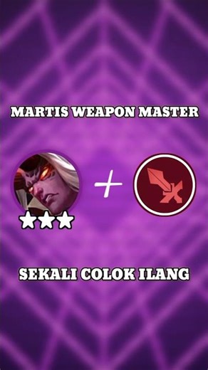 MARTIS WEAPON MASTER | MAGIC CHESS GO GO #magicchessgogo #magicchessmobilelegends #magicchess