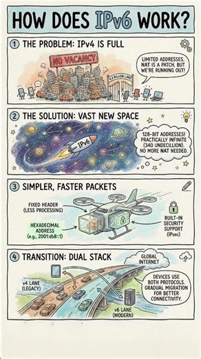 How does IPv6 work? 🛜