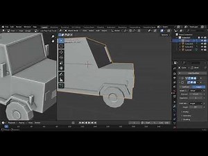 How to make a Basic truck in blender full tutorial