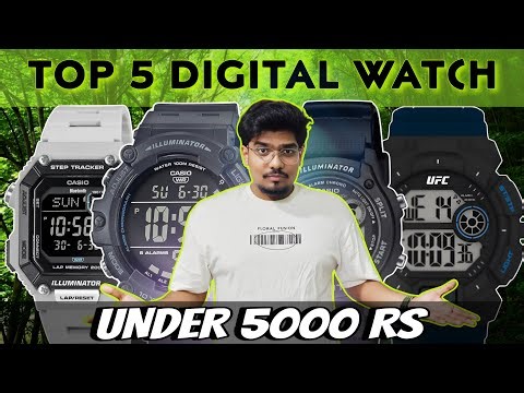 Top 5 Best Digital Watches Under 5000 in 2026 | Budget Watches 🔥🔥