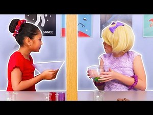 Twin Telepathy Challenge  Esme Vs. Isabella - Magic Potion - Princesses In Real Life | Kiddyzuzaa - Videos For Kids