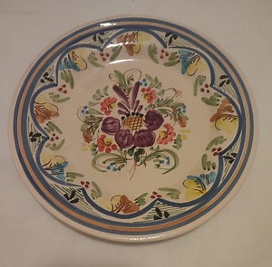 Vintage Spanish Hand-painted Ceramic Plate “playa” | Mid-century Crackle Glaze Folk Art | Collectible Decorative Plate - Etsy